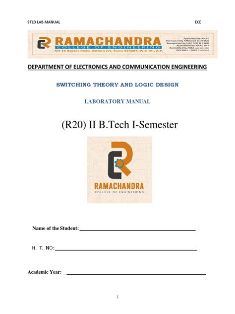 Stld Lab Manual Experiments Pdf Logic Gate Integrated Circuit