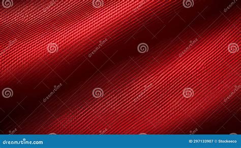 Red Nylon Texture Exploring Undulating Lines With Soft Edges Royalty