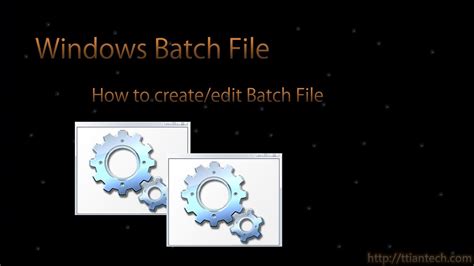 【batchfile】how To Createedit Batch File Youtube