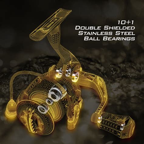 Kastking Sharky III Gold Spinning Reel – Fishing Supplies Thailand
