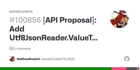 Api Proposal Add Utf8jsonreadervaluetextequalsreadonlyspan