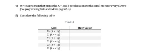 4 Write A Program That Prints The X Y And