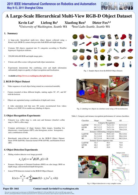 ppt a large scale hierarchical multi view rgb d object dataset