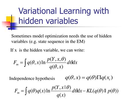ppt variational bayesian methods for audio indexing powerpoint