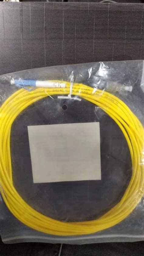 Syrotech 3 Meter 2 Core Sc Fiber Optic Patch Cord Pvc Yellow At ₹ 150