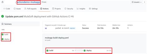 MuleSoft Build And Deploy GitHub Actions For CI CD Setup