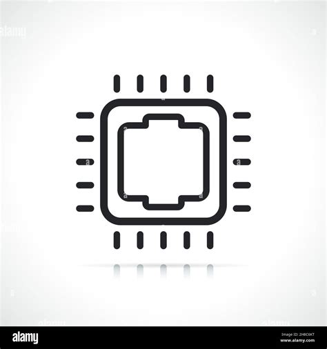Cpu Processor Stock Vector Images Alamy