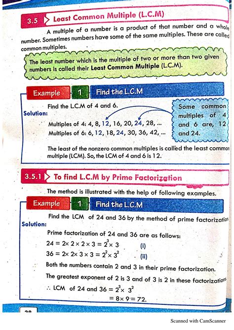 Solution Least Common Multiple Lcm Division Method Studypool