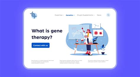 Biostatistician Doing Research On Genetics Illustration Free Download People Illustrations