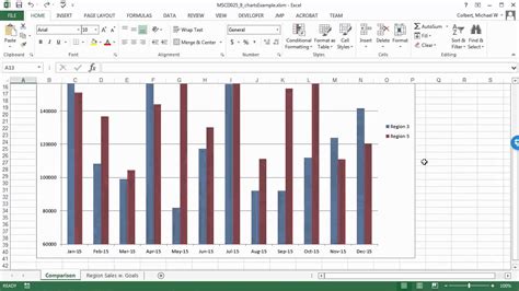 Creating comparison charts using Excel VBA - YouTube