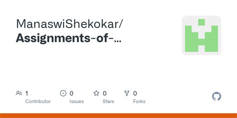 github manaswishekokar assignments of machine learning