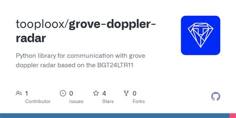 Github Tooplooxgrove Doppler Radar Python Library For Communication