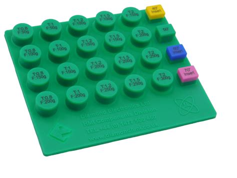 Silicone Rubber Keypad Design Tool Diamond Hmi