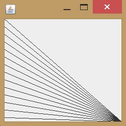 Java Using Loop To Draw Line Stack Overflow