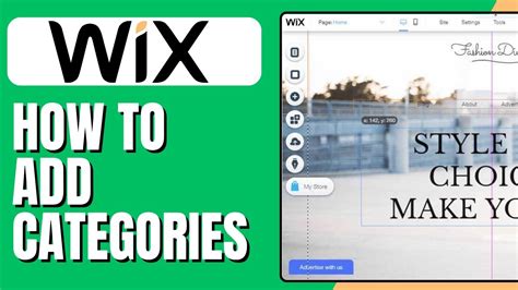 Wix How To Add Categories Youtube