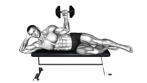 Dumbbell Side Lying External Rotation Bench Exercise Guide And Tips