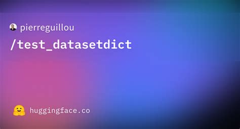 pierreguillou test datasetdict · datasets at hugging face