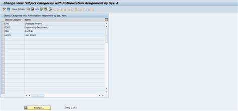 ACO ADMIN OTYPE SAP Tcode Object Category For Authorization Admin Transaction Code