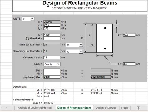 Design Of Rectangular Beams