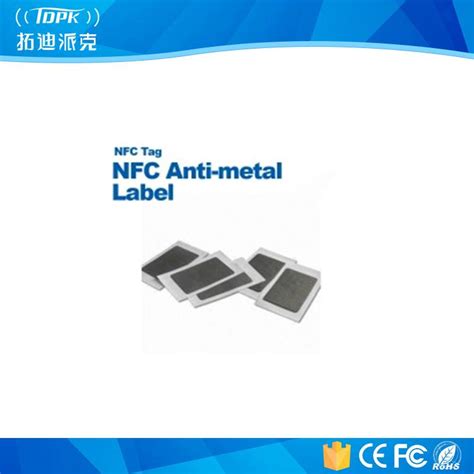 ntag203 pvc iso14443a nfc hf13 56mhz anti metal label tdpk china