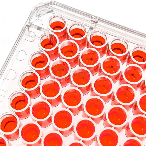 ucell™ 96 well cell culture plate fibroin clear flat bottom sterile