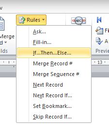 Mailing In MS Word Experts Exchange