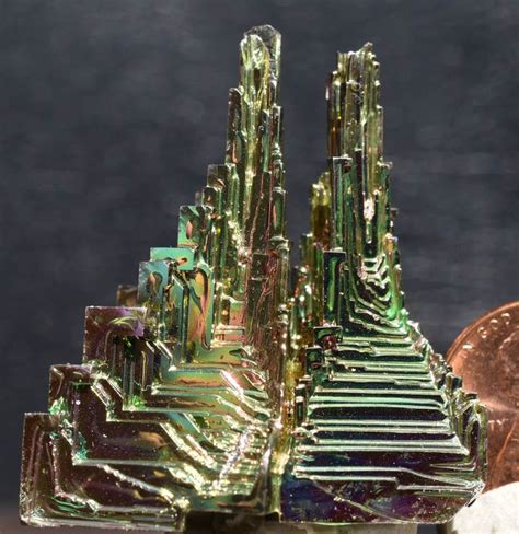 Bismuth Crystal Lab Grown Bismuth Etsy Bismuth Bismuth Crystal