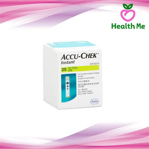 Accu Chek Instant Test Strip แอคคิว เช็ค อินสแตนท์ แผ่นตรวจน้ำตาล 25 ชิ้น Shopee Thailand