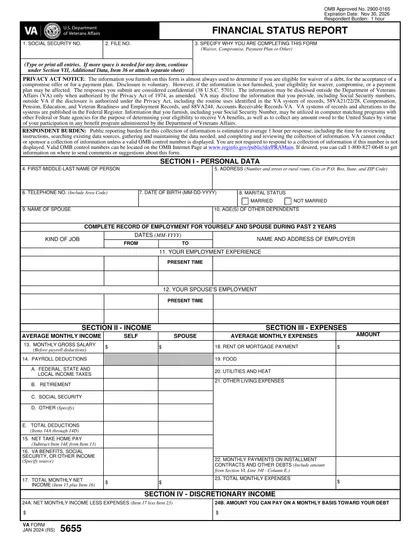 Va Form 10 5345 2025 2026 Fill Forms Online Pdf Guru