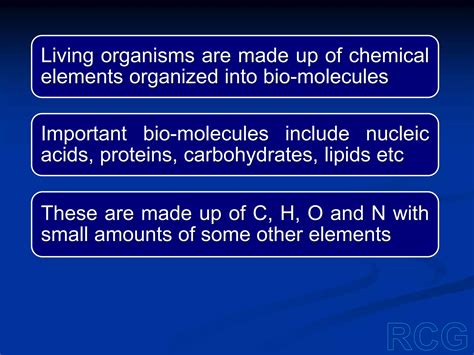 Biochemistry An Overview Ppt