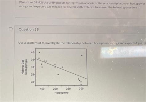 Solved Questions Use JMP Outputs For Regression Chegg
