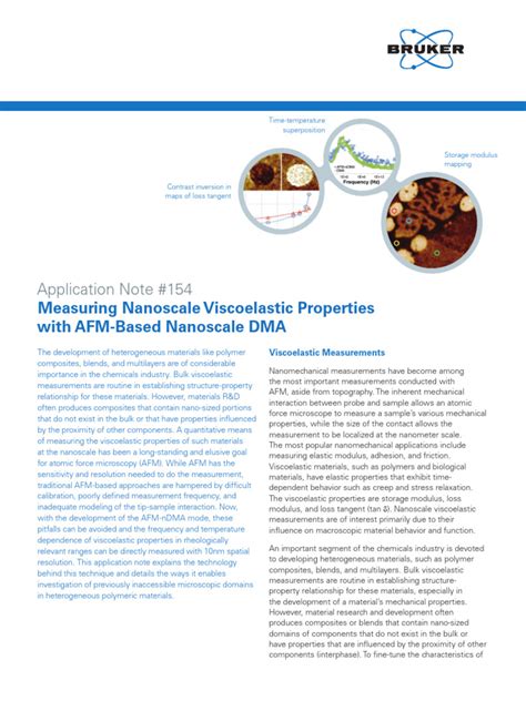 Afm Nanoscale Viscoelastic Pdf Viscoelasticity Atomic Force