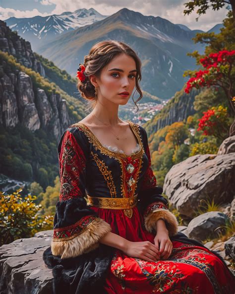 Waist Portrait Beautiful Georgian Free Ai Photo Generator Starryai
