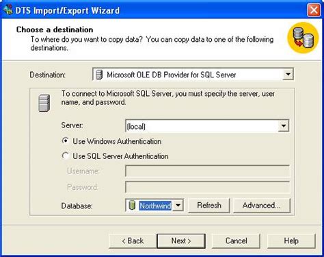 Transferring Data From One Table To Another Database Journal