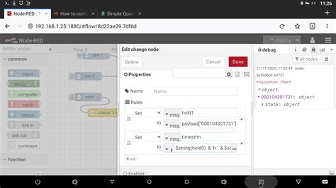 How To Combine Two Messages General Node Red Forum