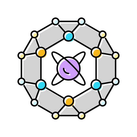 Simulation Quantum Technology Color Icon Illustration 52843631 Vector Art At Vecteezy