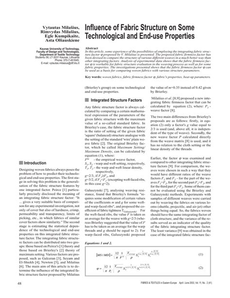 Integrated Structure Factors