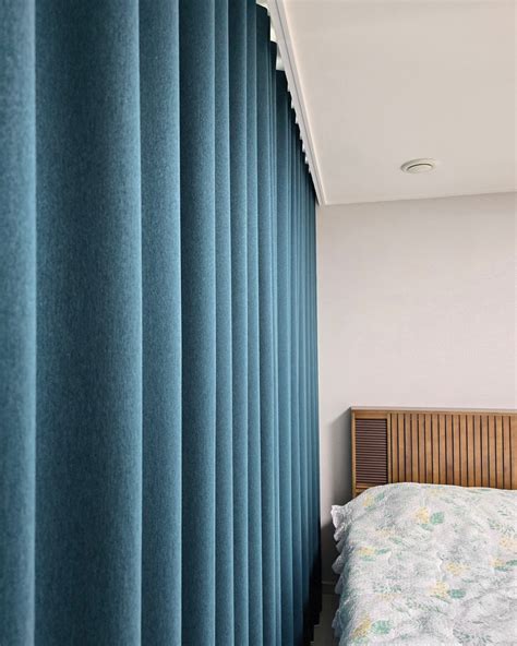 창앤 청주커튼 세종시블라인드 오송 전동커텐 블라인드 현관중문 🩷가로 사이즈가 넓지 않은 안방침실 1장 커튼으로