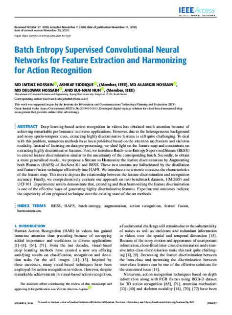 pdf batch entropy supervised convolutional neural networks for