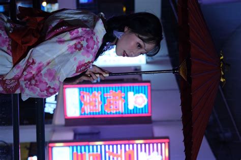 穿和服的小姐姐 远山浅草 富士胶片影赛 Fujifilm