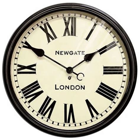 Black Wood Analog Wall Clock At ₹ 1850 Piece In Moradabad Id 18658863148