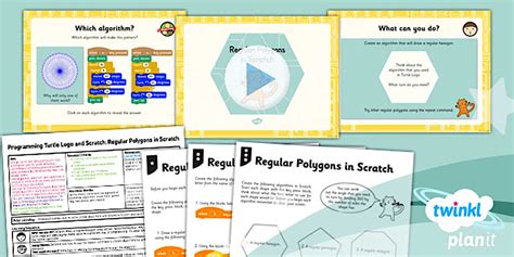 Computing Programming Turtle Logo And Scratch Regular Polygons In Scratch