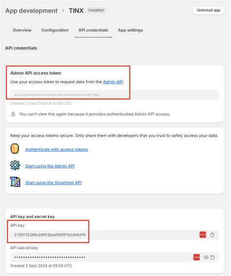 Shopify Connector Setup Tinx E Commerce Connector
