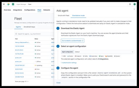Ingest Manager Design Instructions For Elastic Agent Standalone Mode Issue Elastic