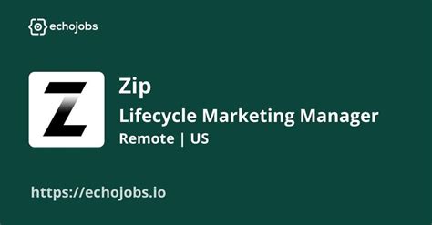 Zip Is Hiring Lifecycle Marketing Manager Usd 115k 150k Remote R