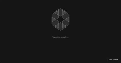 Codesandbox React Template Codesandbox