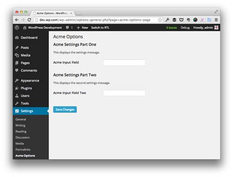 adding multiple sections on wordpress options pages tom mcfarlin