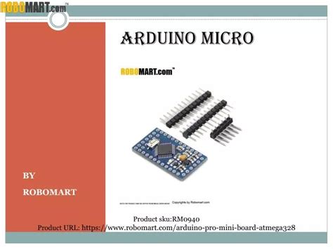 PPT Buy Arduino Micro PowerPoint Presentation Free Download ID
