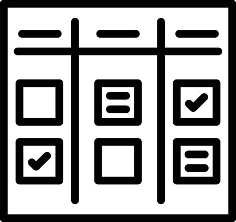 Agile Board Vector Icon Vector Art At Vecteezy