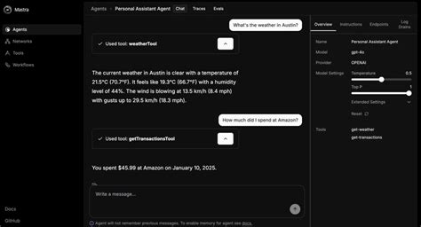 build your first agent in 5 minutes with mastra dev community